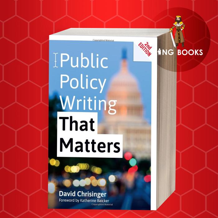 Jual Public Policy Writing That Matters, 2nd Edition David Chrisinger ...