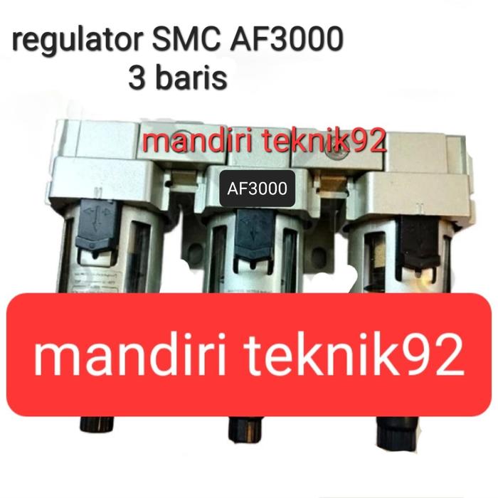 Jual AIR FILTER PNEUMATIC AF3000-03 SMC 3 baris / 3 susun - Jakarta ...