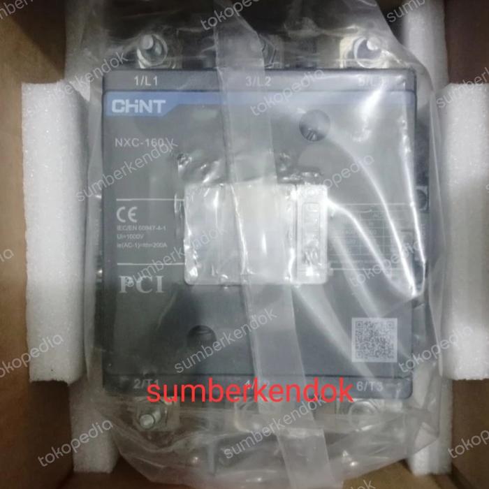Jual KONTAKTOR CHINT NXC-160 AC1-200A AC3-160A 3P 2NO 2NC CONTAKTOR ...