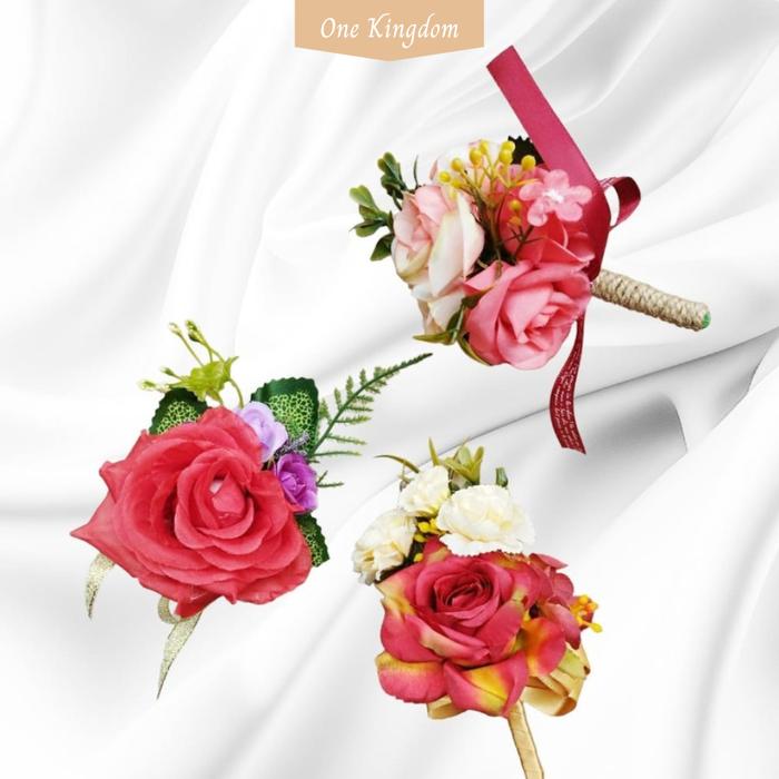 Gambar Bunga Wedding LHHYY Nagels 24 Stks DIY 3D Bloem Mode