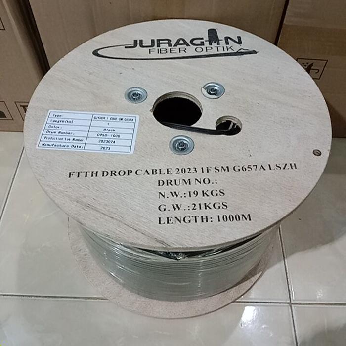 Jual dropcore 1 core 3 seling / kabel dropcore / kabel fiber optik ...