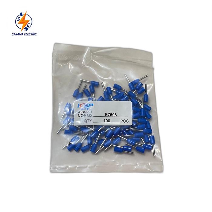 Jual Skun Kabel Ferrules 0.75 mm E7508 Warna Biru - Jakarta Utara ...
