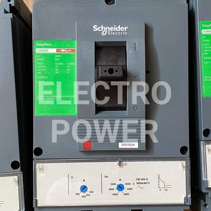 Jual Schneider Mccb Cvs630F 500A 3P 3 Phase Nfb 350/500A 36Ka - Jakarta ...