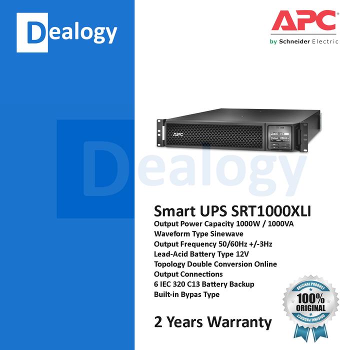 Jual UPS APC SMART UPS 1000VA 1000W SRT1000XLI - Kota Surabaya ...