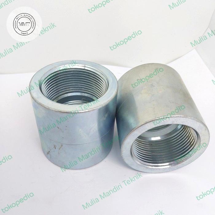 Jual SOCK GALVANIS 1/4" INCH STAINLESS SUS304 DRAT DALAM SAMBUNGAN SOK ...