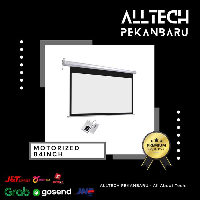 Jual LAYAR PROYEKTOR 84 INCH MOTORIZED WITH REMOTE 16:9 - Kota ...