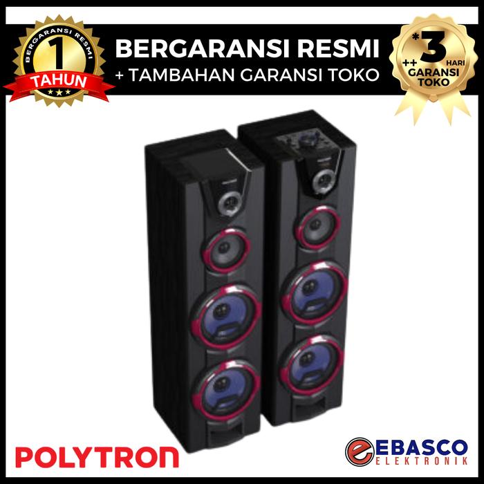 Jual Speaker Aktif POLYTRON PAS 8F28 - USB Karaoke Bluetooth Double ...