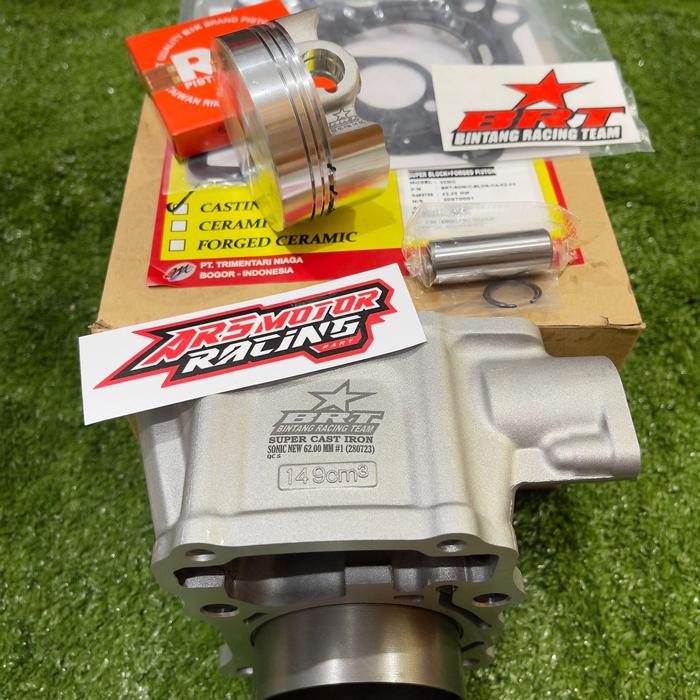 Jual BLOK PISTON BRT SONIC 150 . SUPRA GTR . CB CBR NEW LED . SIZE 62 ...