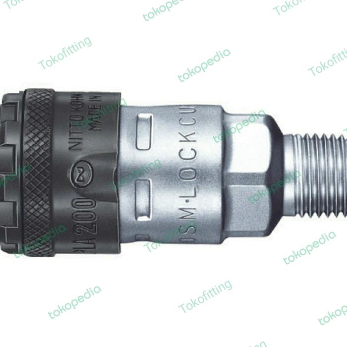 Jual Nitto Kohki L200-20SM Automatic Cupla drat luar male thread 1/4 inch - Jakarta Barat ...