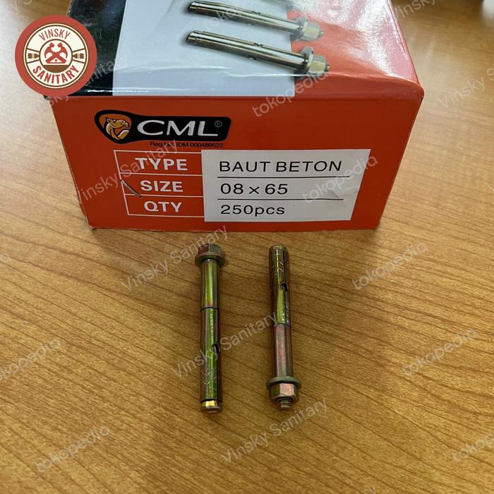 Jual Baut Dynabolt Camel M8 x 65 / Dinabolt Tembok Beton Camel 8 x 65 ...