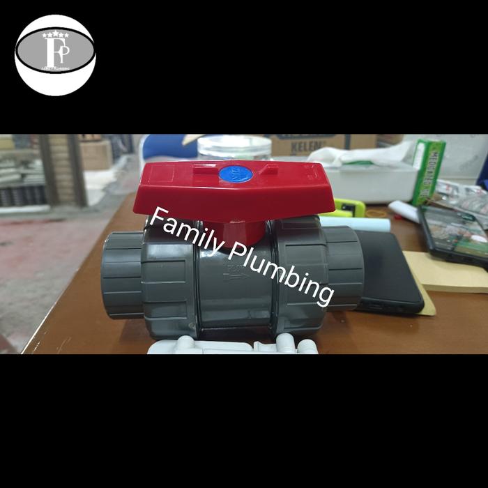 Jual BALL VALVE TRU TRUE UNION VALVE WATERMUR WATER MOOR MOR MUR PVC 1/ ...