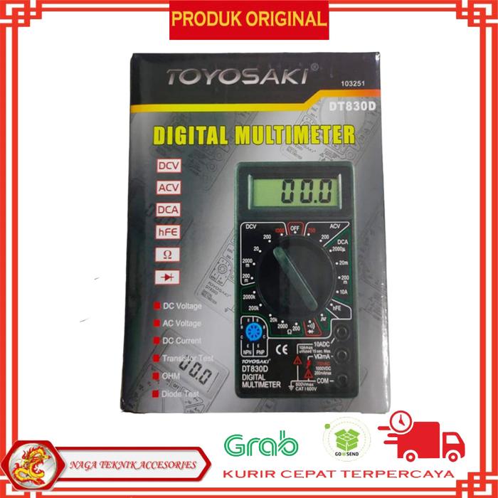 Promo DT830D Multimeter Digital toyosaki / Avometer Multitester ...
