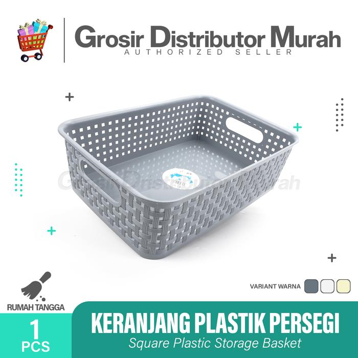 Jual Storage Basket Keranjang Plastik 002 Tempat Serbaguna Kotak ...