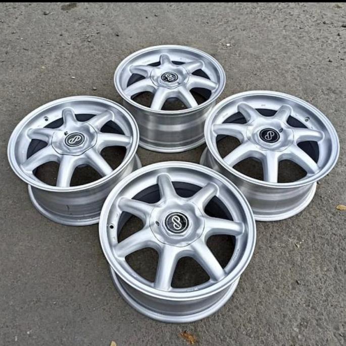 Jual Velg Original Enkei JS8 Made in Japan R16x7.5 et. 35 4x100 Yaris Jazz - Kab. Bekasi ...