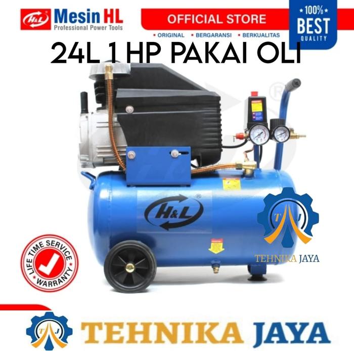 Jual HL Mesin Kompresor Angin N1HP 24Liter Pakai Oli - Jakarta Utara ...