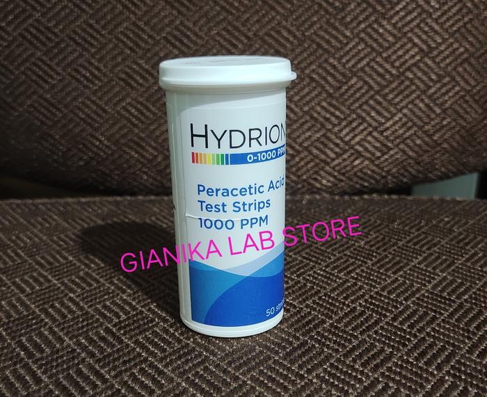 Jual Peracetic Acid PAA test strip 0-1000 ppm PAA1000 HYDRION PAA-1000 ...