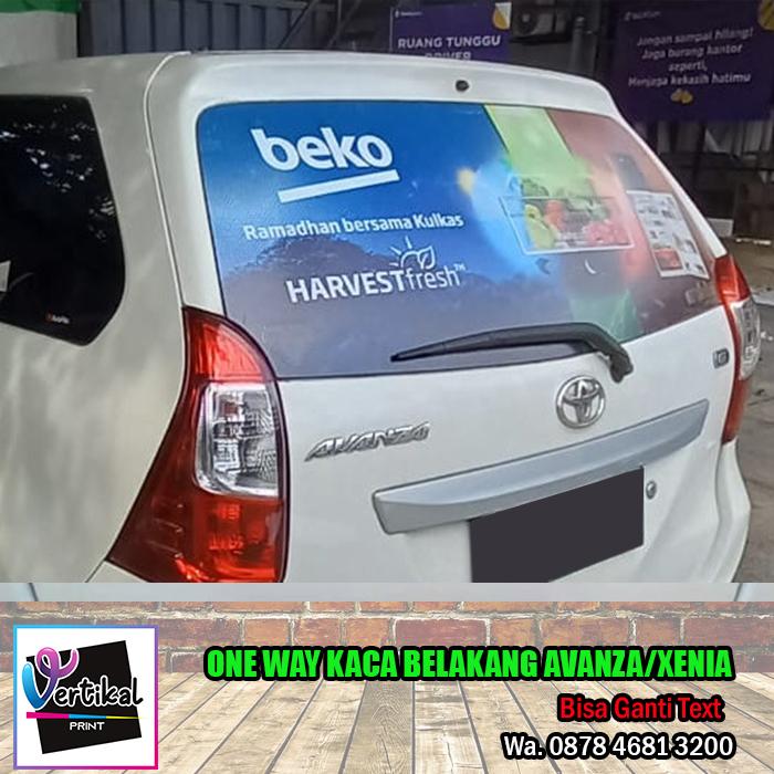 Jual Cetak Stiker One Way Vison Kaca Mobil Belakang Avanza Xenia ...