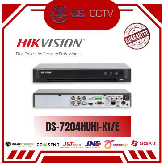 Jual DVR HIKVISION 4CHANNEL DS-7204HUHI-K1/E UP TO 8MP - Kota Semarang ...
