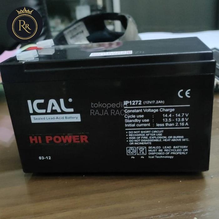 Jual Battery UPS ICAL 12V/7.2AH - Baterai UPS 12v 7ah - Jakarta Pusat ...