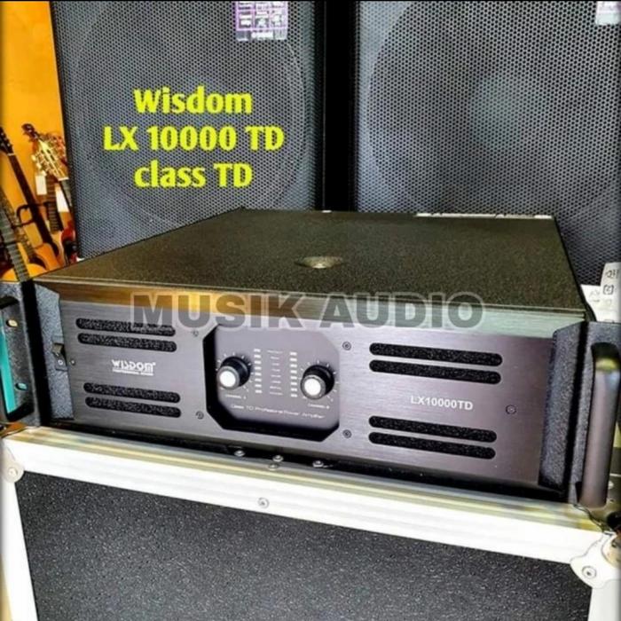Jual Power Amplifier Wisdom LX10000TD LX 10000 TD LX10000 TD 2 channel ...