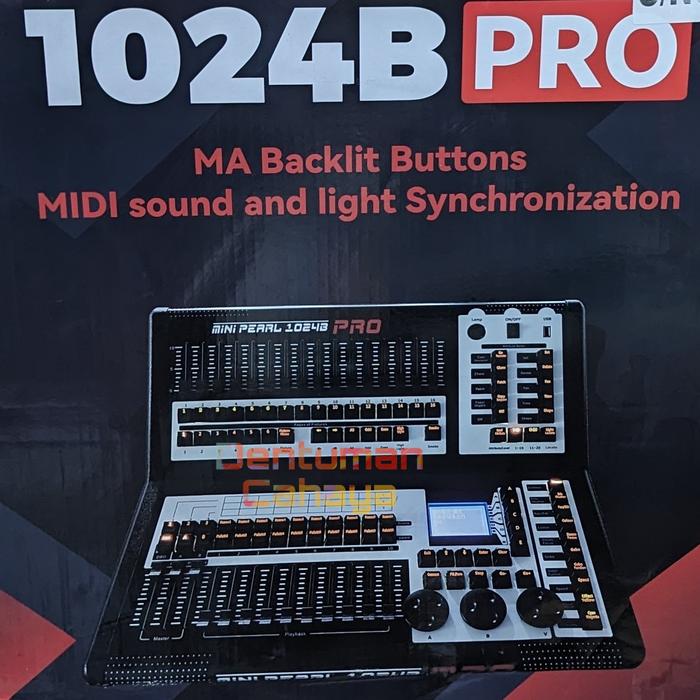 Jual Mixer DMX Mini Pearl 1024B Pro Lighting Controller Free Hardcase ...