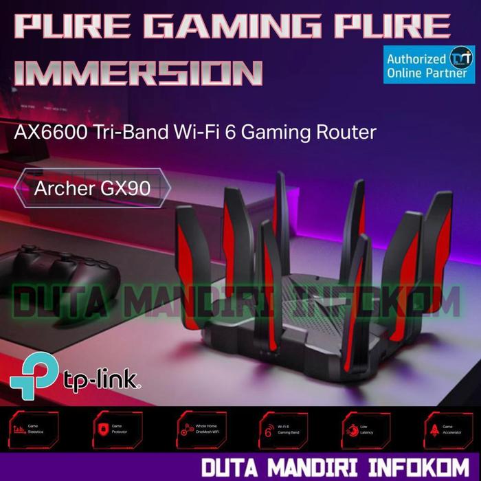 Promo Tp-Link Archer GX90 - AX6600 Tri Band Wi-Fi 6 Gaming Router I ...