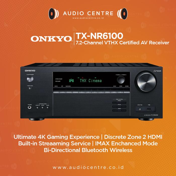 Promo Onkyo TX-NR6100 TXNR 6100 TX NR 6100 AV Receiver 7Ch 4K 8K Dolby ...