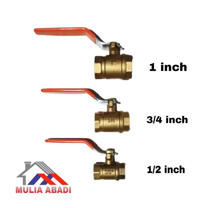 Jual STOP KRAN KUNINGAN /BALL VALVE KUNINGAN 1/2" CAMEL BERKUALITAS ...