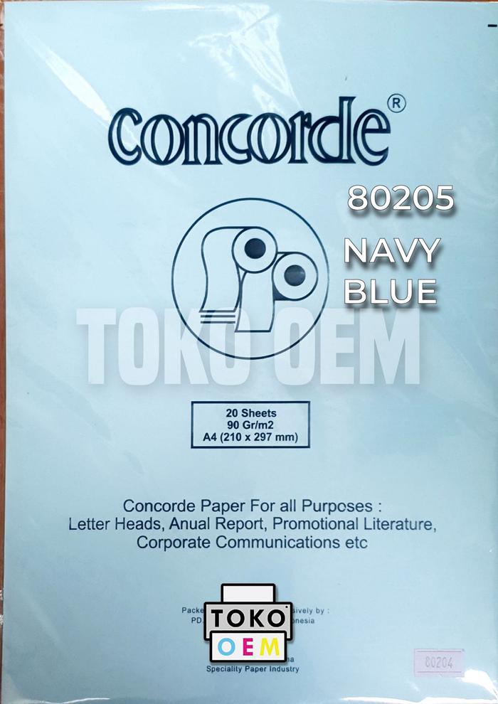 Jual KERTAS CONCORDE A4 90GR PAPER WARNA KONKORD IJAZAH PIAGAM ...