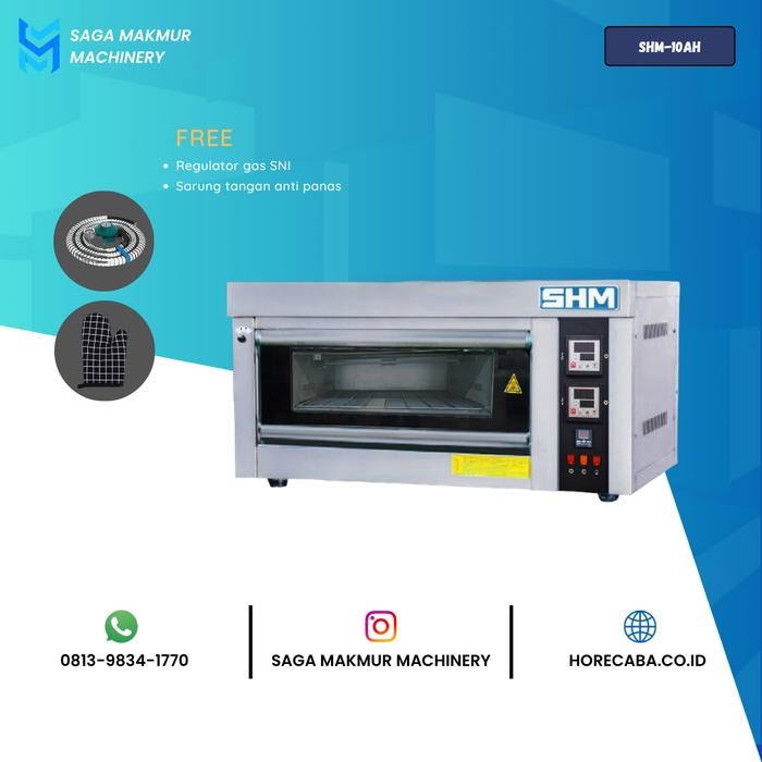 Jual Gas Oven Deck SHM-10AH 1 Deck 1 Tray Mesin Pemanggang Roti & Kue ...