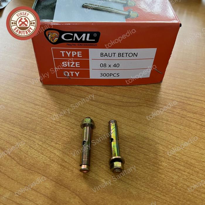 Jual Baut Dynabolt Camel M8 x 40 / Dinabolt Tembok Beton Camel 8 x 40 ...