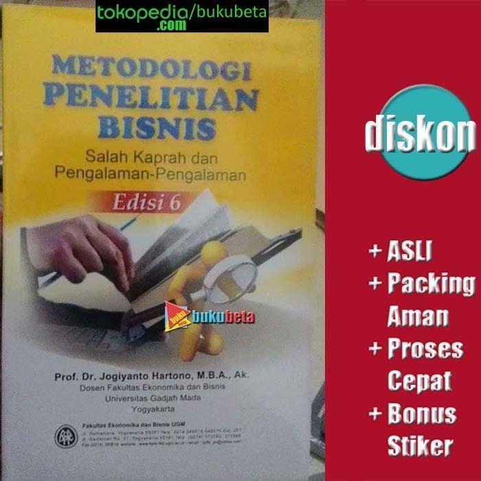 Promo Metodologi Penelitian Bisnis - Jogiyanto Hartono - Kab. Sleman - Buku Beta | Tokopedia