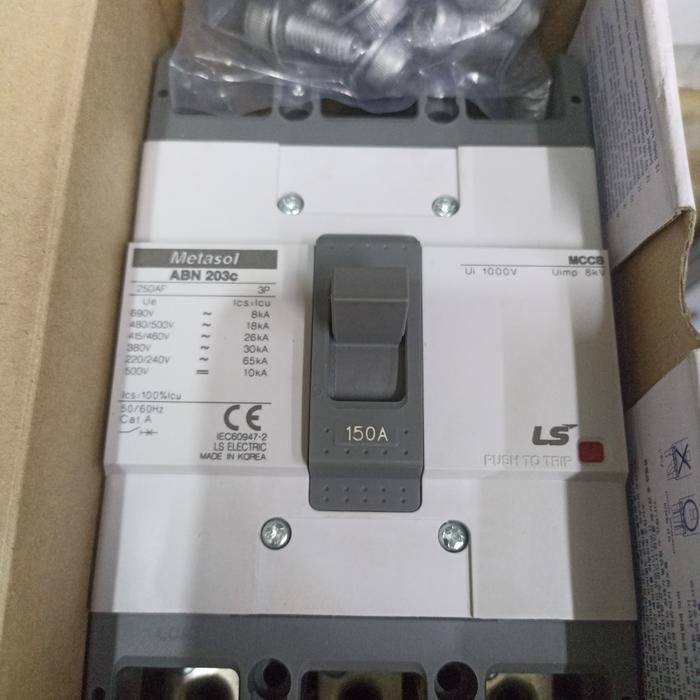 Jual MCCB LS ABN203C 3P 150A ORIGINAL - Kota Bandung - Mitra Jaya Elektric | Tokopedia