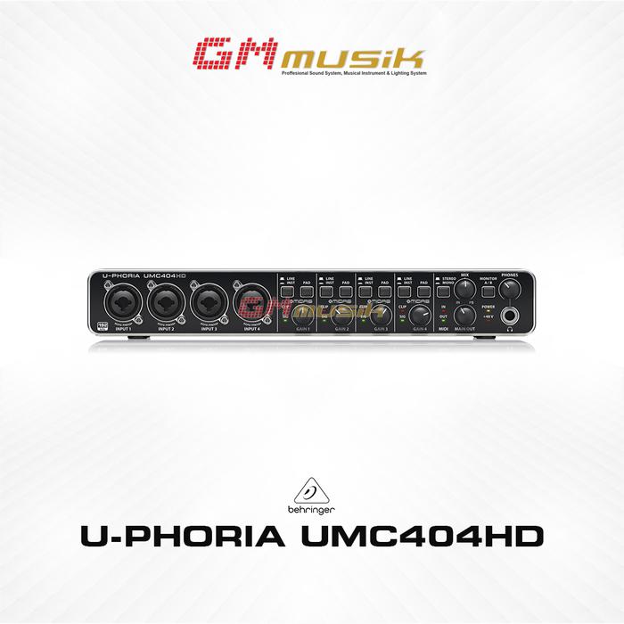 Jual Behringer UMC404HD Soundcard - Kota Bandar Lampung - GM Musik ...