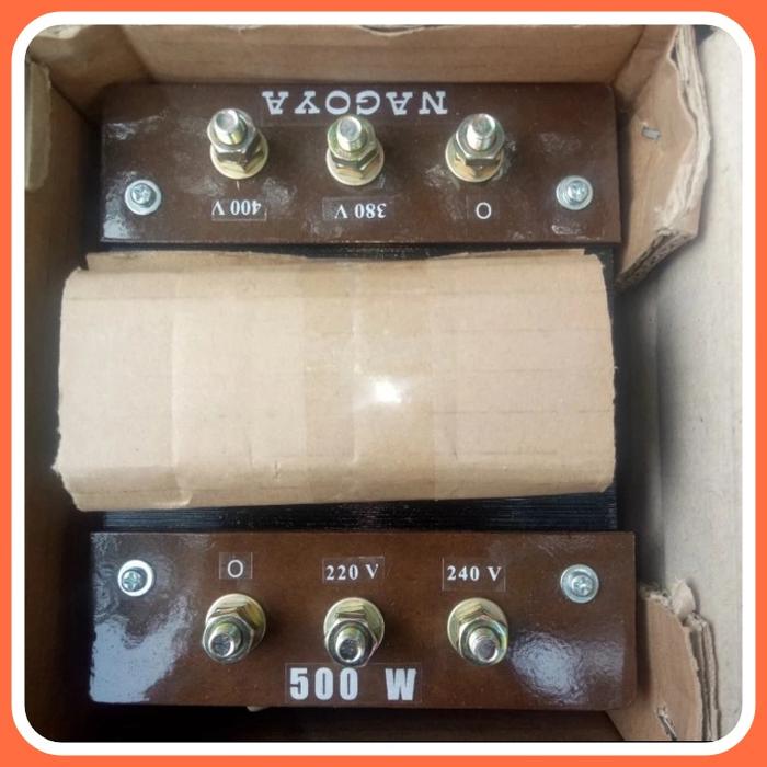 Jual Trafo Step Down 380V-400V to 220V-240V AC 500 Watt NAGOYA ...