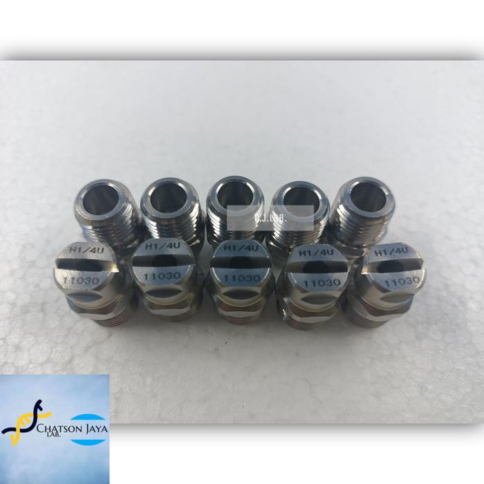 Jual Nozzle V Jet Stainless Steel 316 - Water Flat Fan V Jet Spray ...