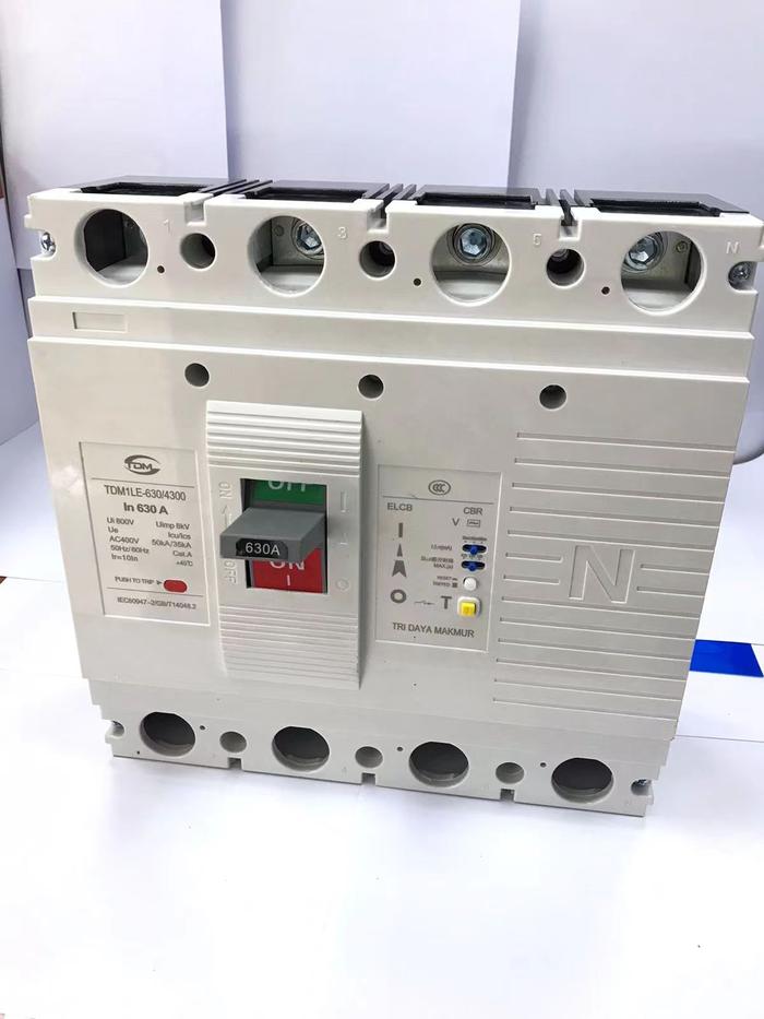 Jual ELCB / RCCB 4P 100A, 125A, 160A, 250A, 400A, 630A 35-50kA TDM1LE ...
