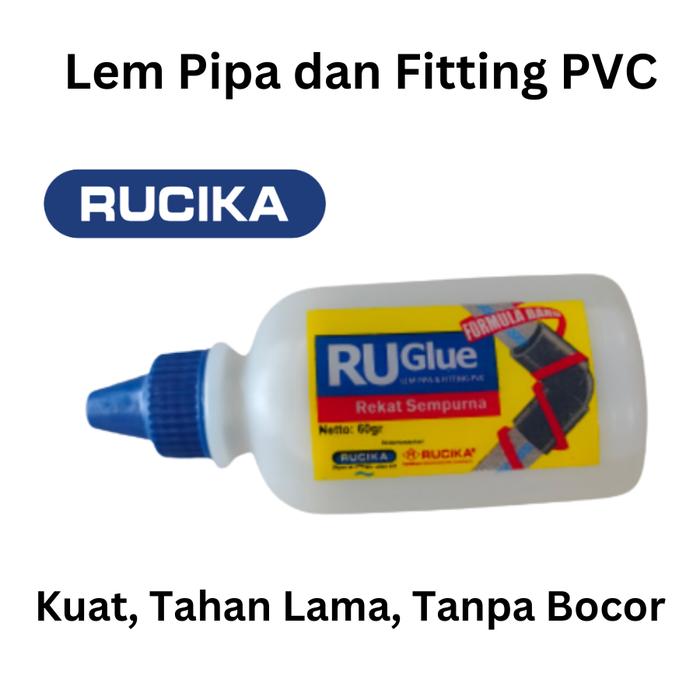 Jual Lem Perekat Pipa PVC Rucika Glue Perekat Fitting Pipa PVC Lem ...