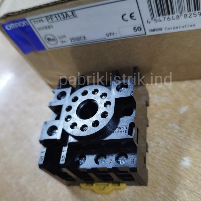 Jual Socket PF113A-E PF113 for relay 11 kaki pin MK3P MKS3P Omron ...