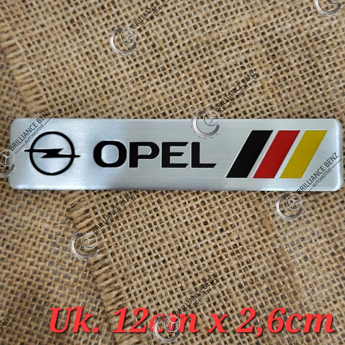Jual EMBLEM 3D ALUMUNIUM OPEL MOTORSPORT STICKER STIKER PLAT OPEL ...