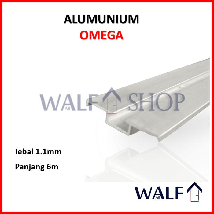 Jual Omega Alumunium Tebal 1.1 mm Panjang 6 meter TOLONG BACA DESKRIPSI - Kota Bandung - WALF ...