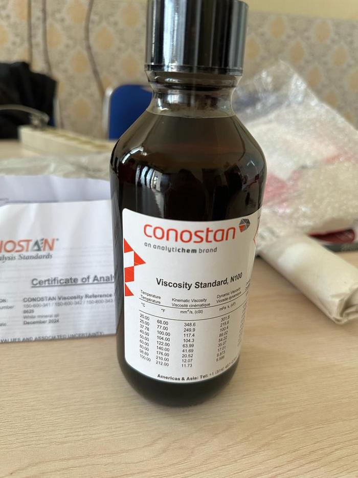 Jual CONOSTAN Viscosity Standard, N100 - Kota Malang - ELECTRO&LAB ...