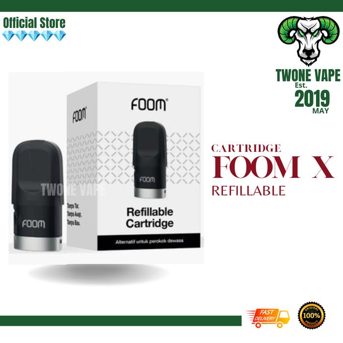 Jual Cartridge Foom X Refillable Pod Replacement / Catridge Foom Pod X ...