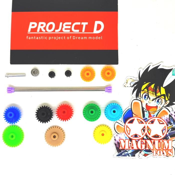 Jual rep tamiya 15456 setting gear set for all chassis PROJECT D - s2 ...