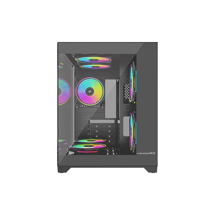 Jual Venomrx Daemon Continental S5 Black / White Matx Gaming Case Di ...