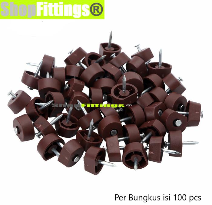 Jual Ambalan Paku Plastik Penyangga Rak Lemari Plastic Shelf Supports ...