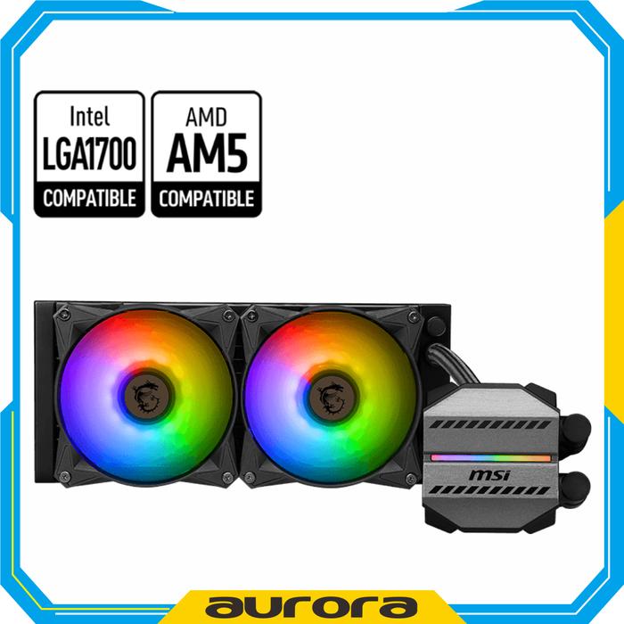 Jual MSI MAG CoreLiquid M240 AIO ARGB RGB 240 240mm Cooling Liquid ...