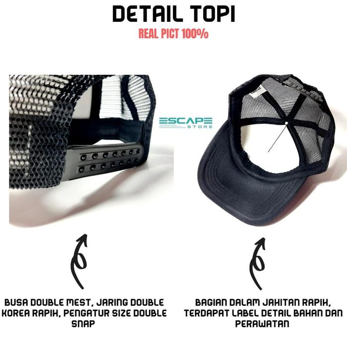 Jual topi trucker jaring indonesia merdeka special hut ri , dirgahayu ...
