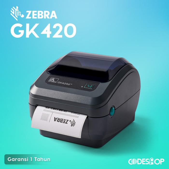 Jual BARCODE PRINTER ZEBRA GK-420 GK420 300 DPI PENCETAK LABEL ORIGINAL ...