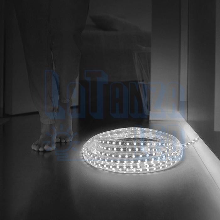 Jual Lampu LED STRIP SELANG SMD 5050 10M 220v 10 M METER OUTDOOR Putih ...